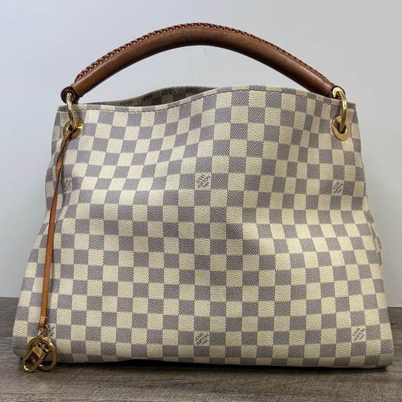 Louis Vuitton | Bags | Louis Vuitton Damier Azur Artsy Mm Hobo Bag ...